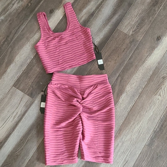 Ellie & Kate | Shorts | Two Piece Workout Set | Poshmark